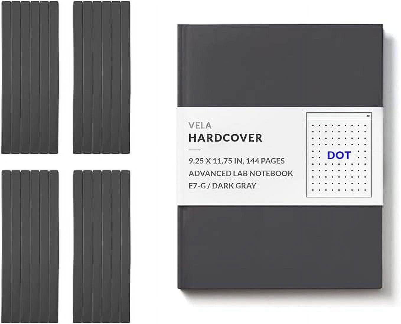 Vela Sciences E7 Expanded Hardcover Lab Notebook, 9.25 x 11.75 in (23.5 ...