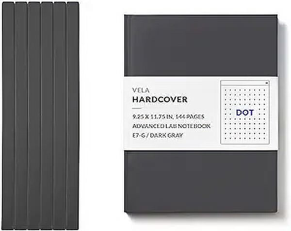 Vela Sciences E7 Expanded Hardcover Lab Notebook, 9.25 x 11.75 in (23.5 ...