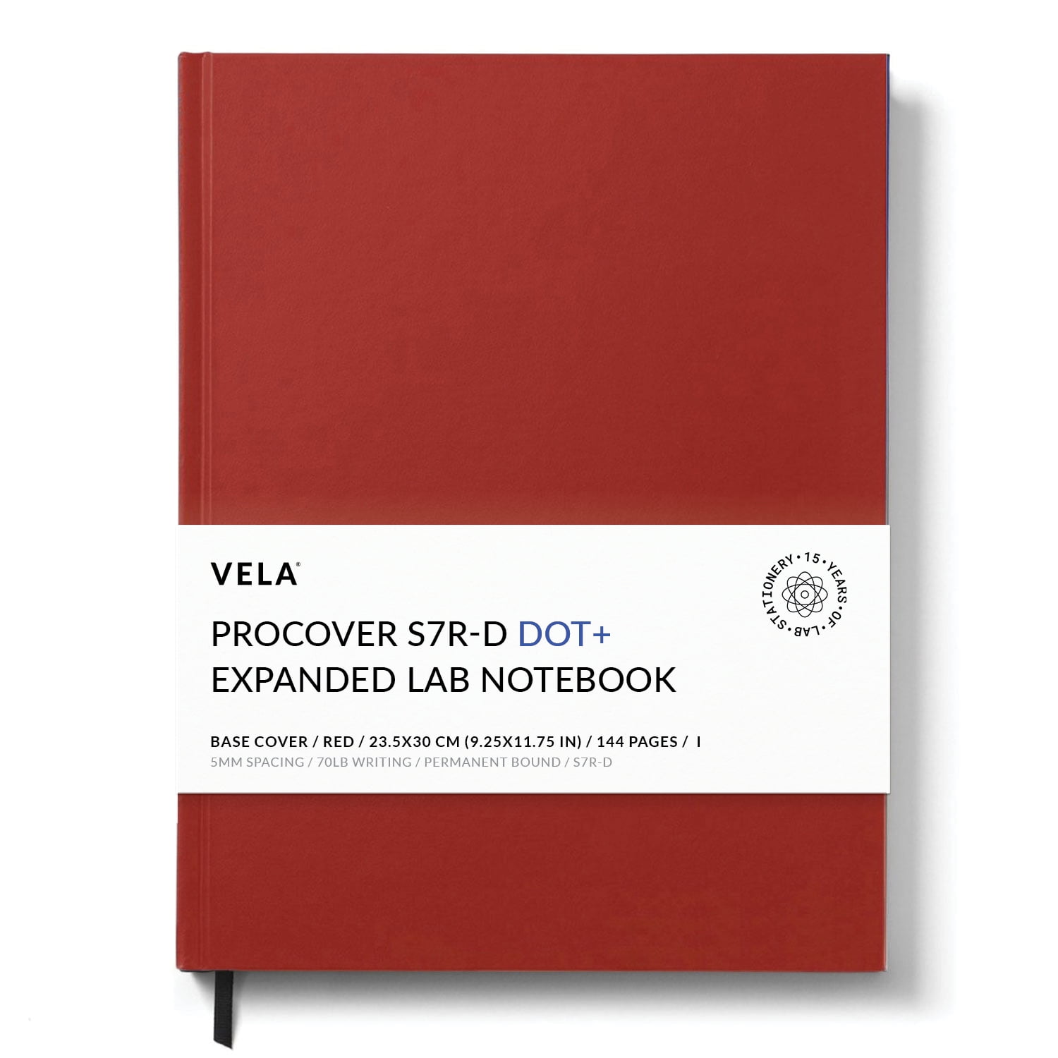 Vela Sciences S7R-D Expanded ProCover Lab Notebook, 9.25 x 11.75 in (23 ...