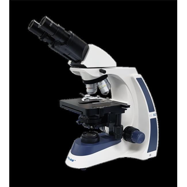Velab VE-B2 Binocular Microscope with LED Illumination & Quadruple Nose Piece - Walmart.com