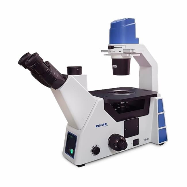 Velab VE-41 Trinocular Inverted Microscope with Phase Contrast Kit ...