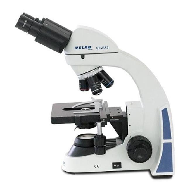 Velab VE-B50 Biological Binocular Microscope with Plan Achromatic Objectives - Walmart.com