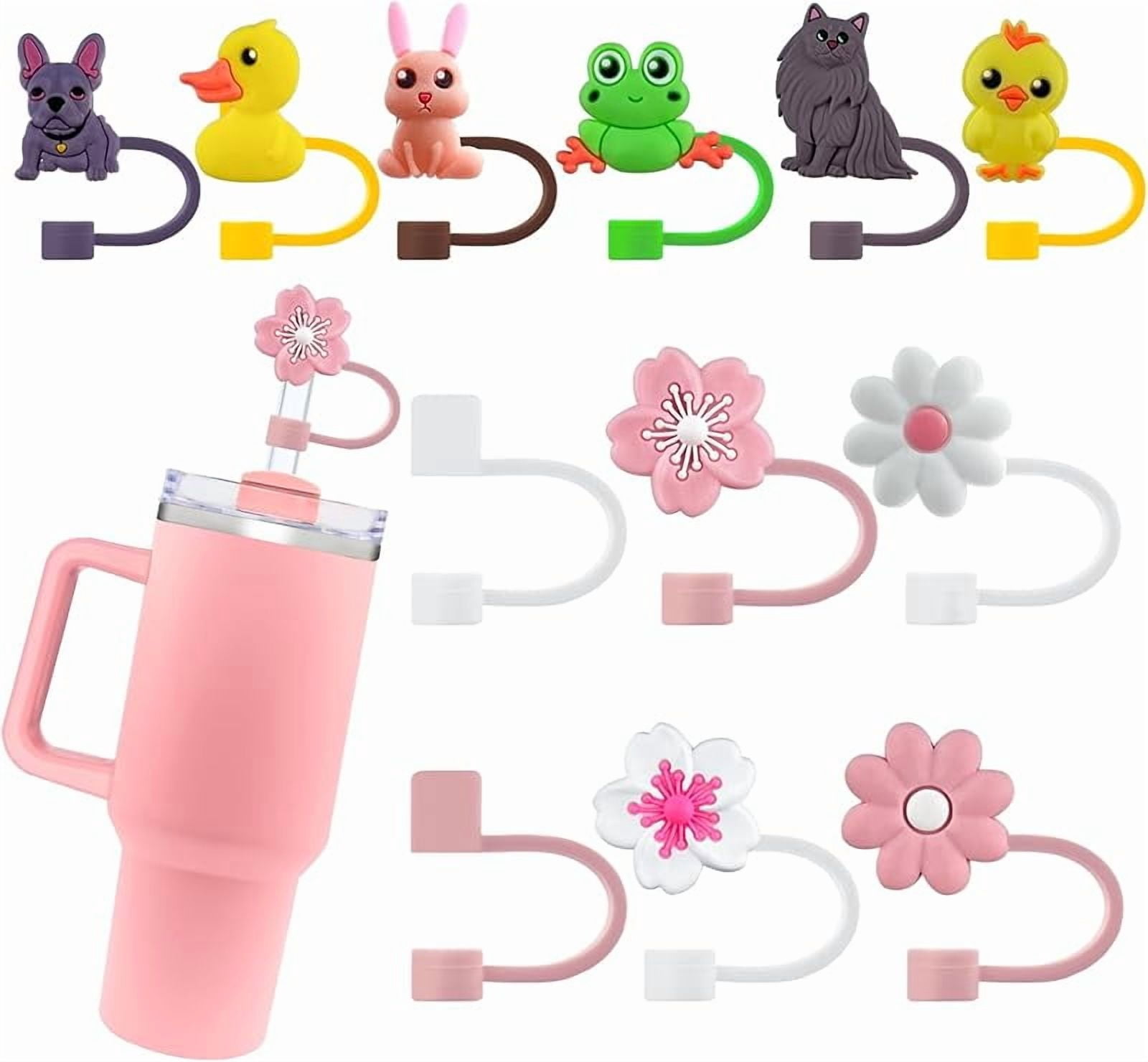 Velaco 5Pcs 0.4in/10mm Diameter Silicone Straw Covers Cap Compatible ...