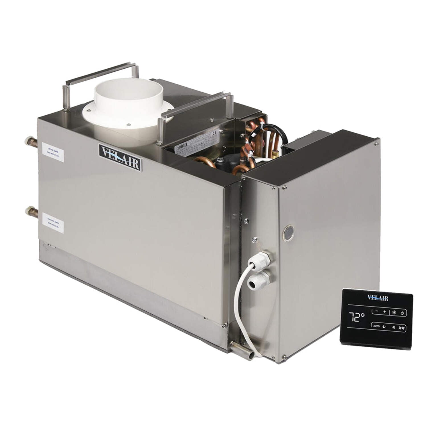 Velair 21K BTU VSD Smart 115V Marine Air Conditioner Unit Brushless ...