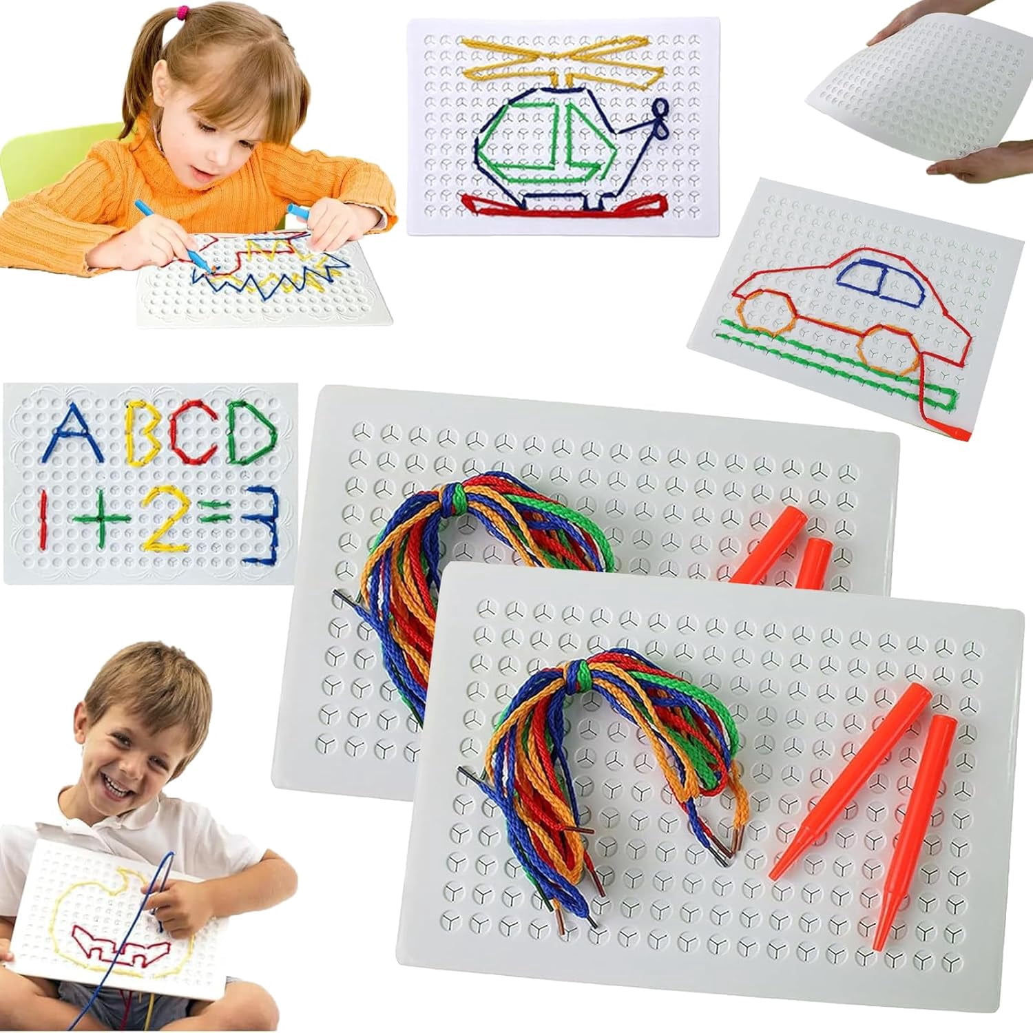 Velaire Stitch Board, Stitch Board for Kids Thread, Stitch Board for ...