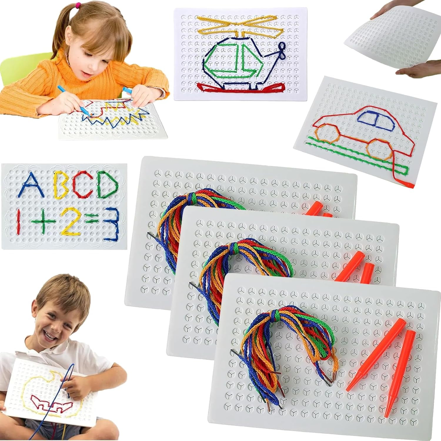 Velaire Stitch Board, Stitch Board for Kids Thread, Stitch Board for ...