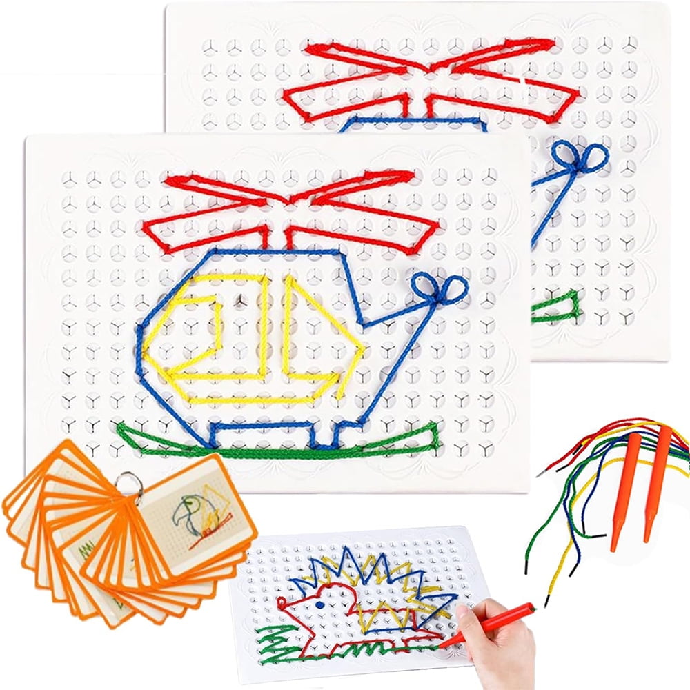 Velaire Stitch Board, Thread Board for Kids, Stitch Board for Kids ...