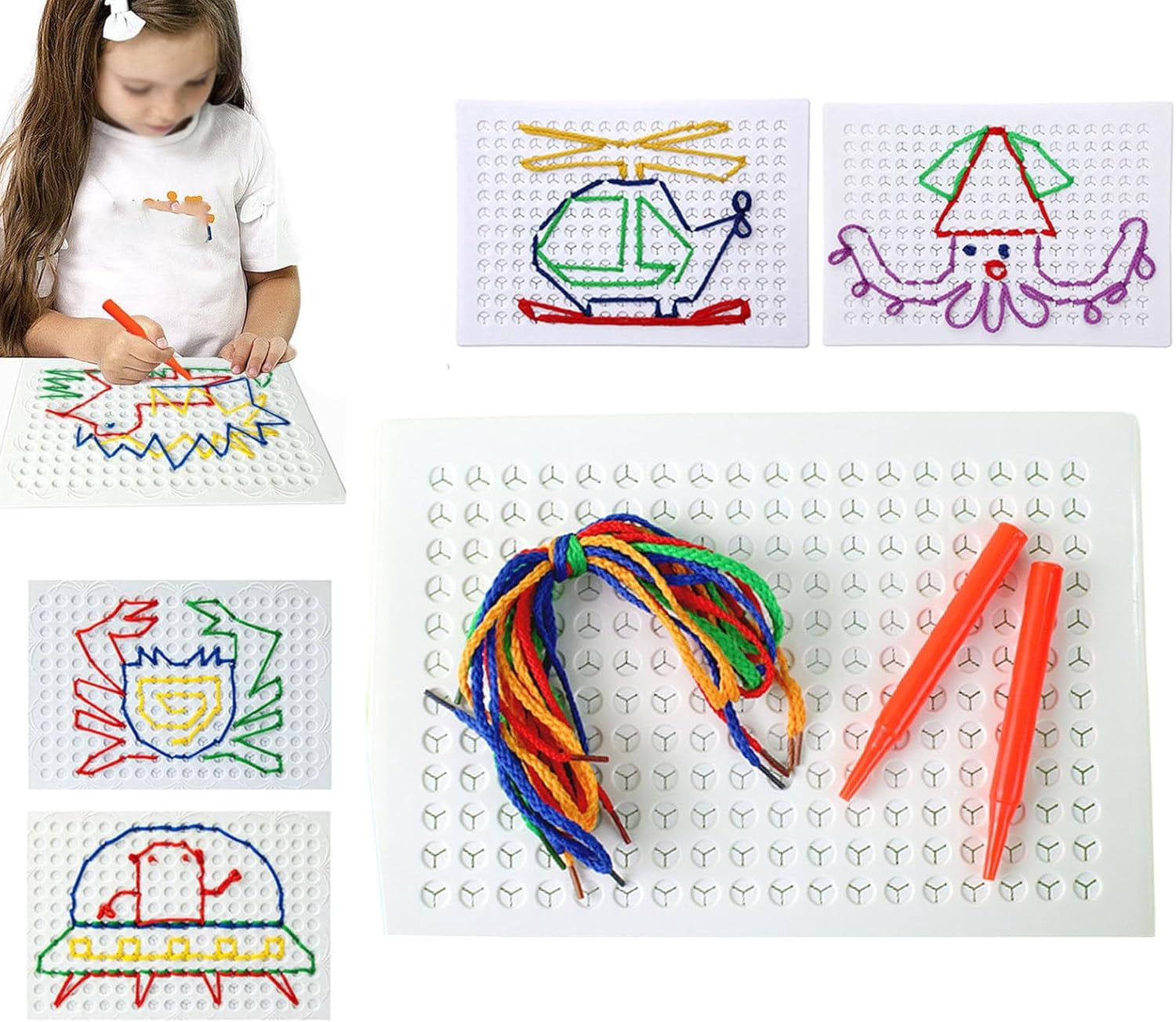Velaire Stitch Board, Velaire Yarn Stitch Board Toy, Velaire Sewing ...