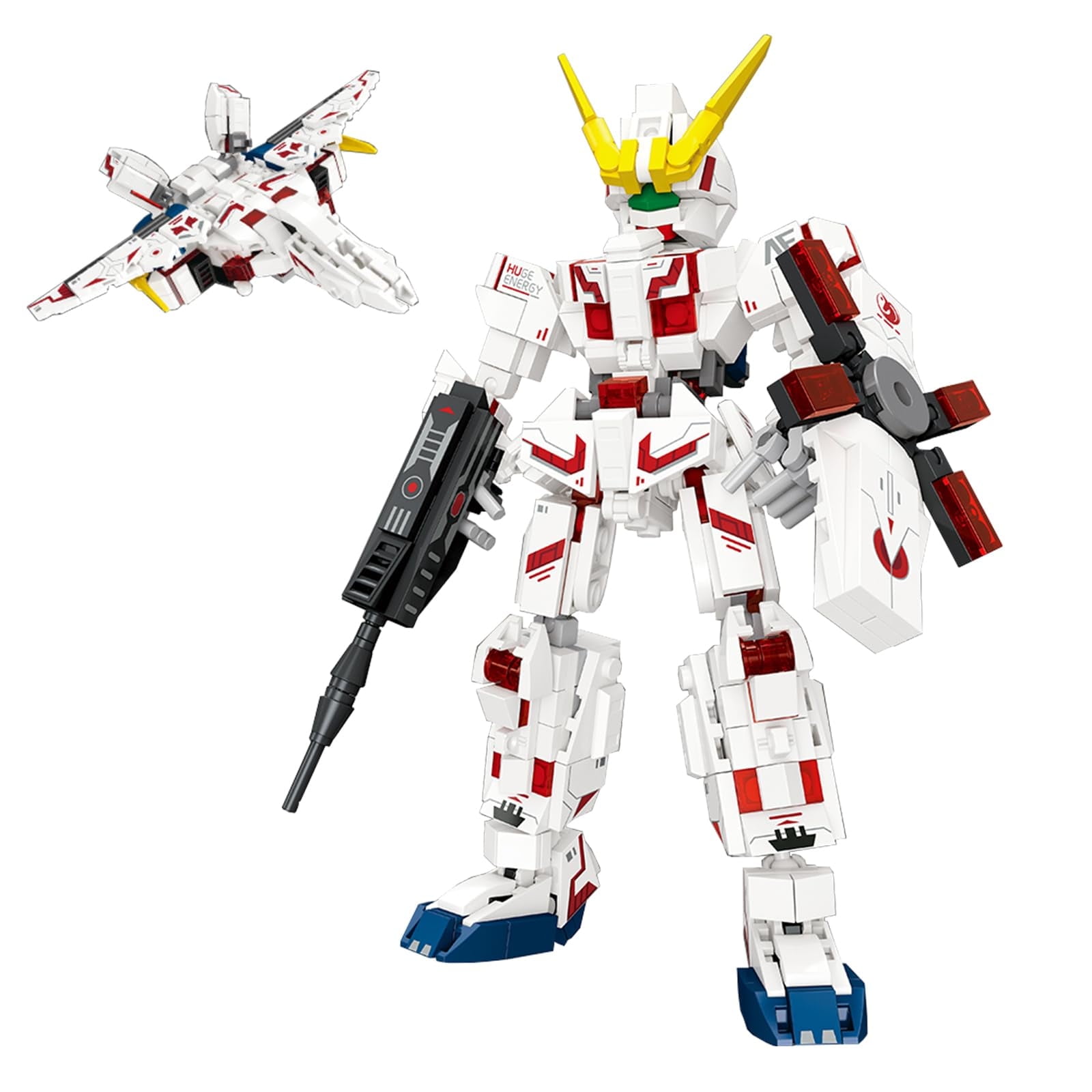 Velance Mech Robot Transforming Building Blocks Set, Warrior City ...