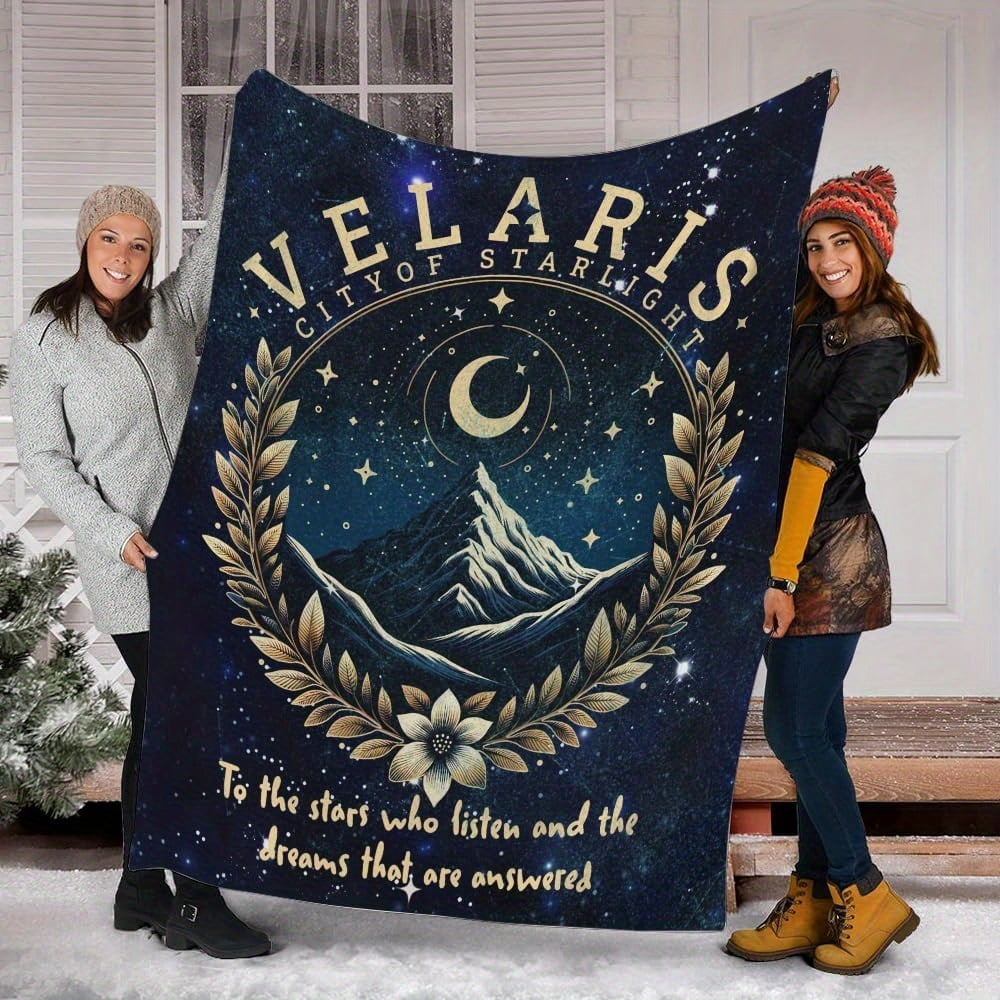 Velaris City Of Starlight Blanket, SJM Merch, The Night Court Bookish ...
