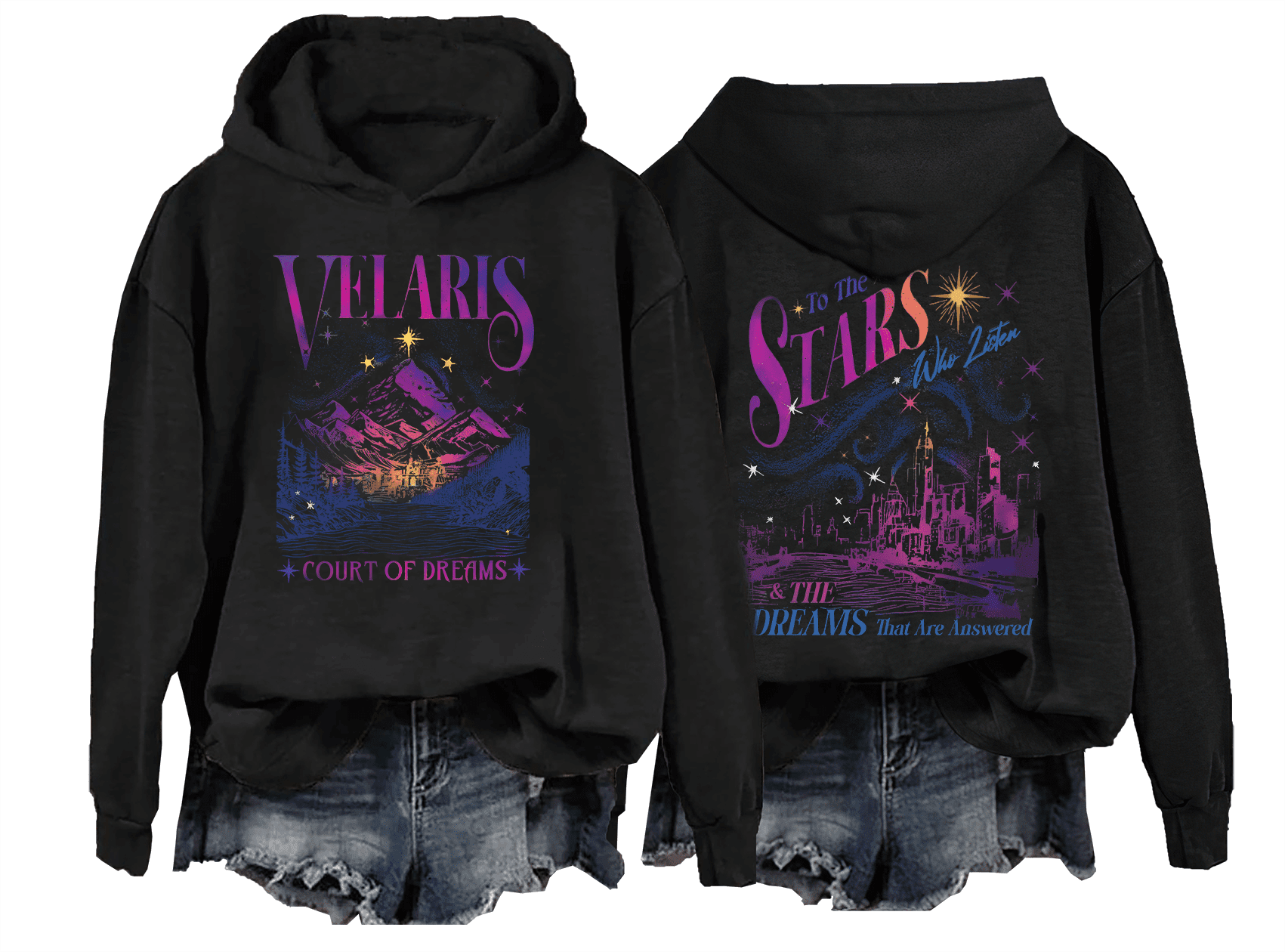 Velaris Shirt ACOTAR Hoodie A Court of Thorns and Roses Hoodie Are ...