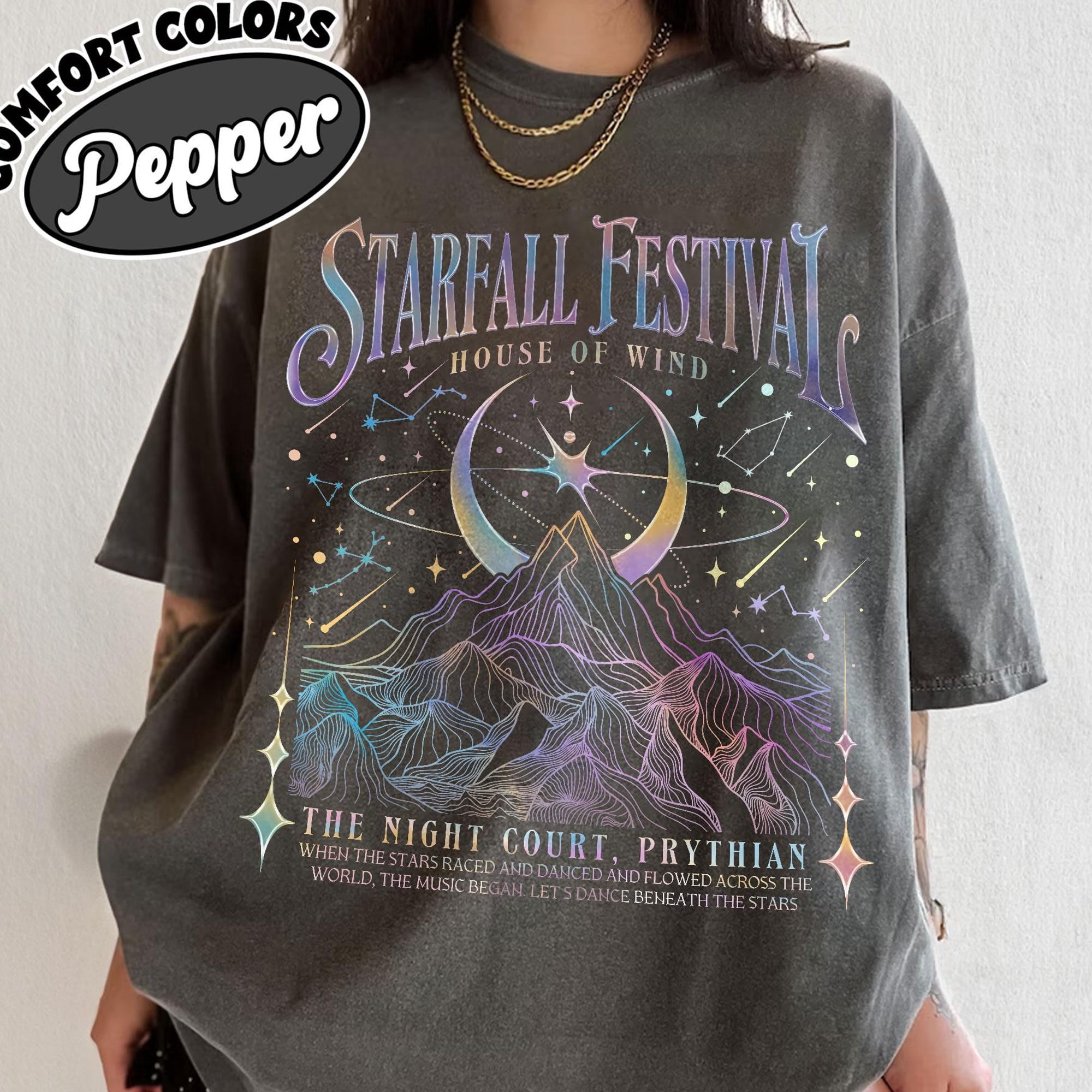 Velaris Starfall Festival Shirt SJM ACOTAR Merch T Shirt The Night ...