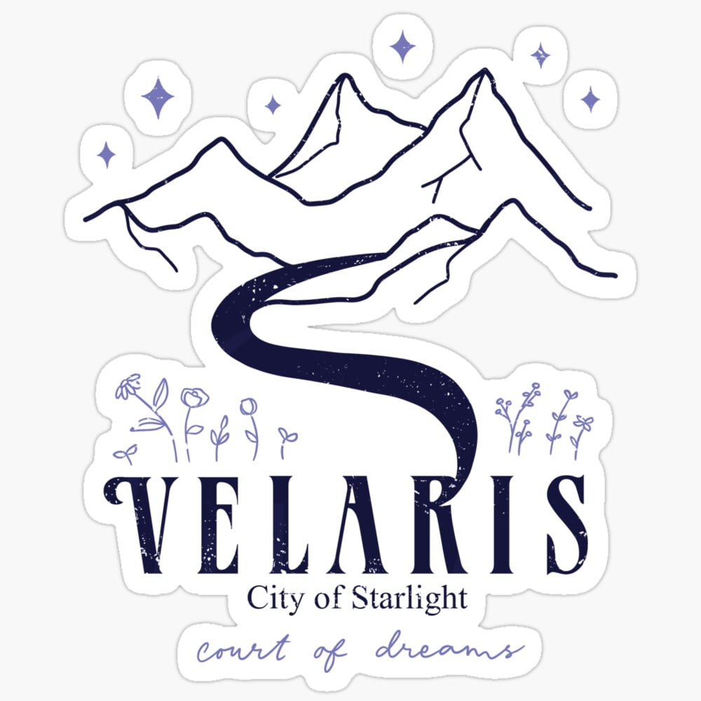 Velaris Sticker Phone Decal Water Bottle Stickers Car Decals, Laptop ...