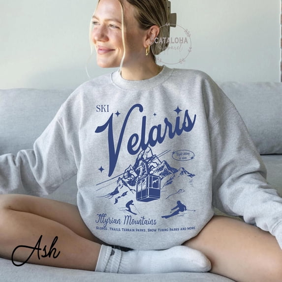 Velaris sweatshirt, Velaris ski, ACOTAR hoodie, A court of Thorns and ...