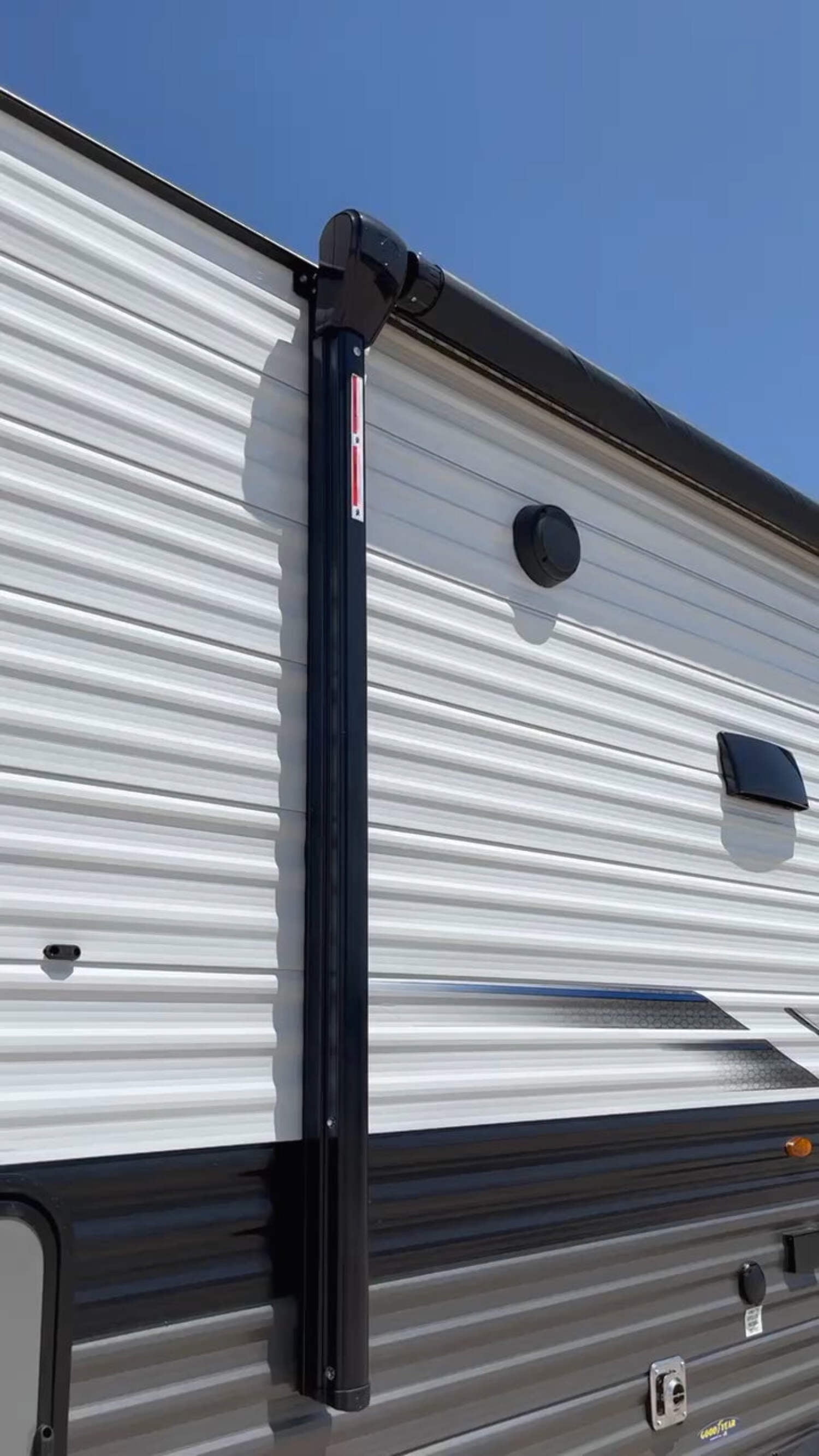 Velarium VP6811A 68' Black Awning Arms - Walmart Business Supplies