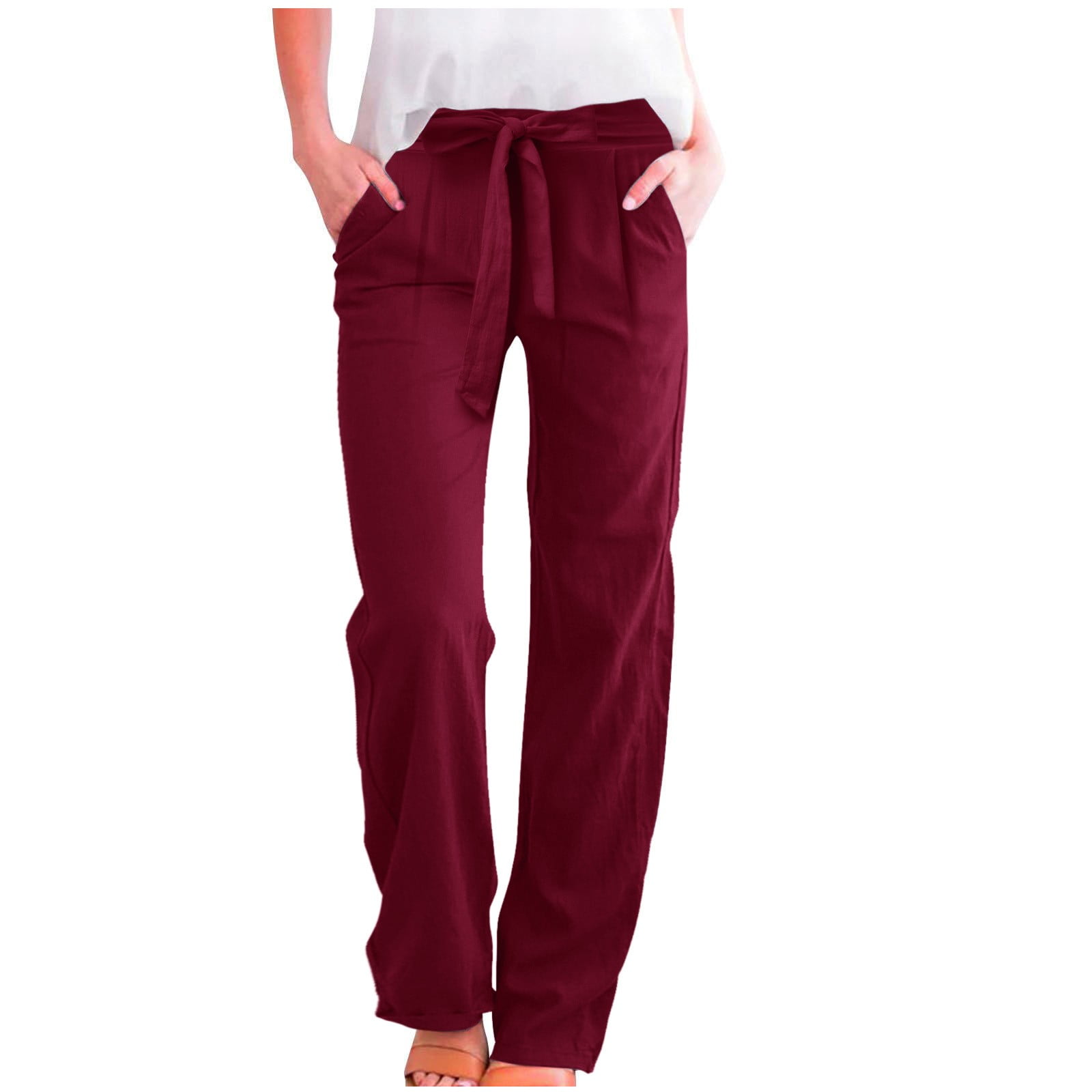 Velaura Baggy for Women Sketches Pants Polyester Track Pants Women 50s ...