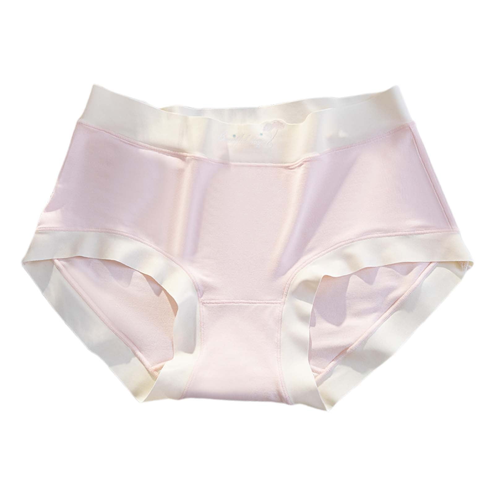 Velaura Silk Crotch Seamless Women's Underwear Mid Rise Comfortable And ...