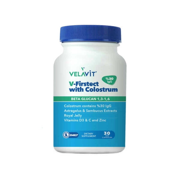 Velavit V-Firstect With Colostrum 30 Capsules - Walmart.com