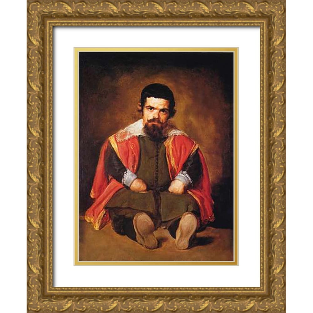 Velazquez, Diego 14x18 Gold Ornate Wood Framed with Double Matting ...