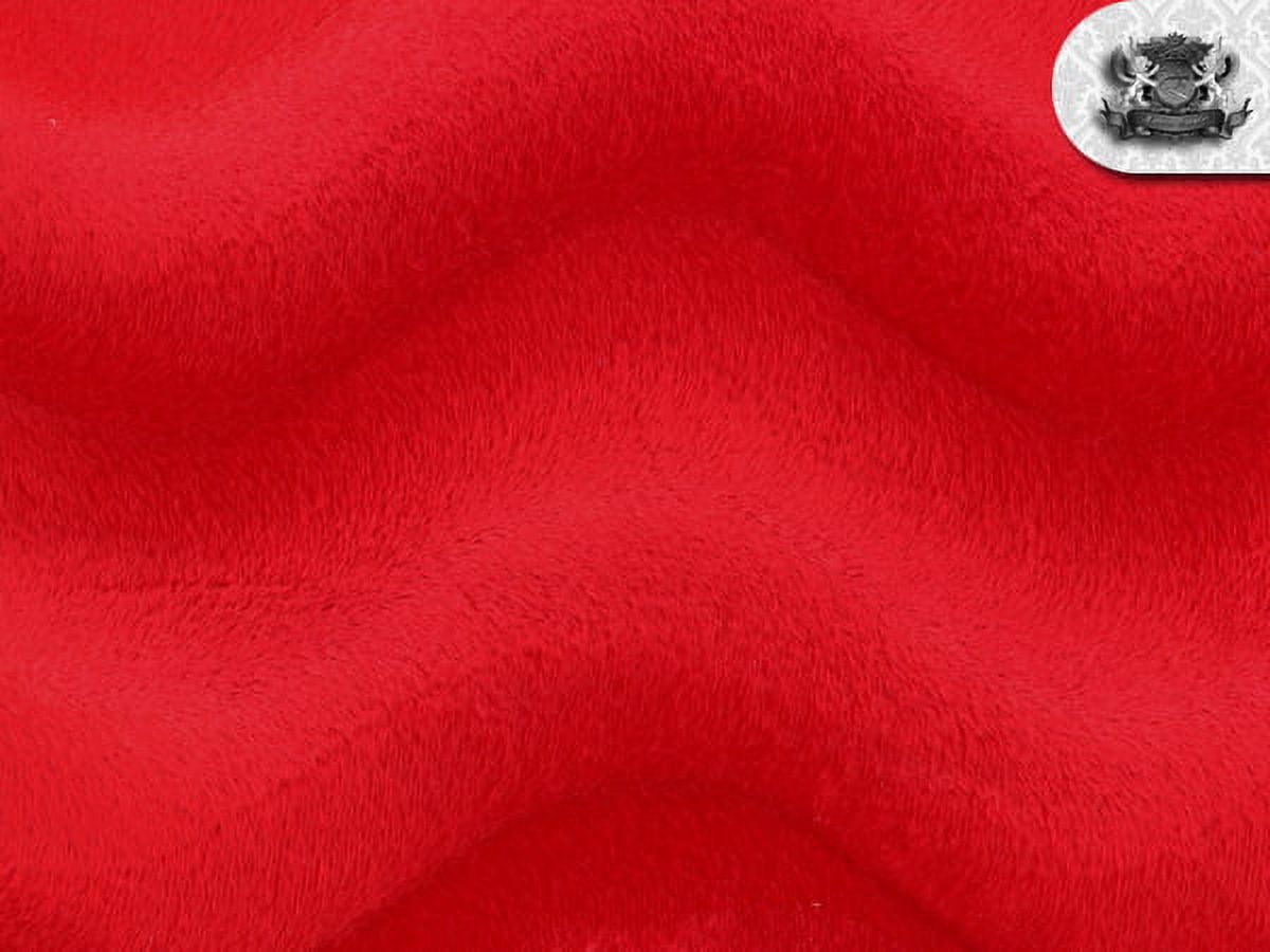 Velboa Wave Short Pile RED Faux/Fake Fur Fabric BTY - Walmart.com