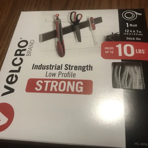 Velcro 12 Ft. X 1 Inch Industrial Strength Low Profile Tape - Walmart.com