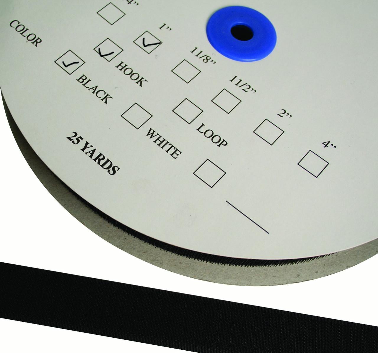 Velcro 2" self-adhesive hook, 25 yard dispenser box, black - Walmart.com