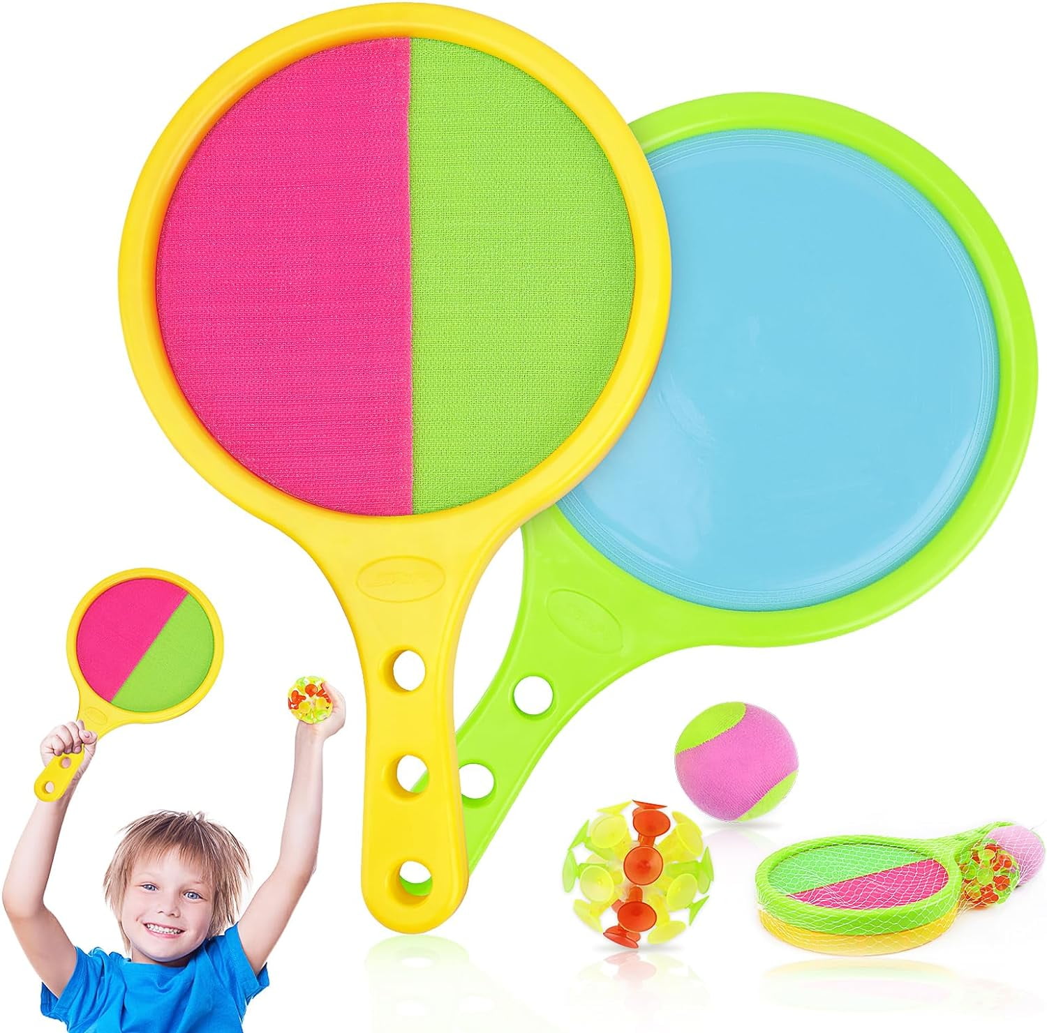 Velcro Ball and Catch Game: Kids Toss and Catch Ball Set - Outdoor ...