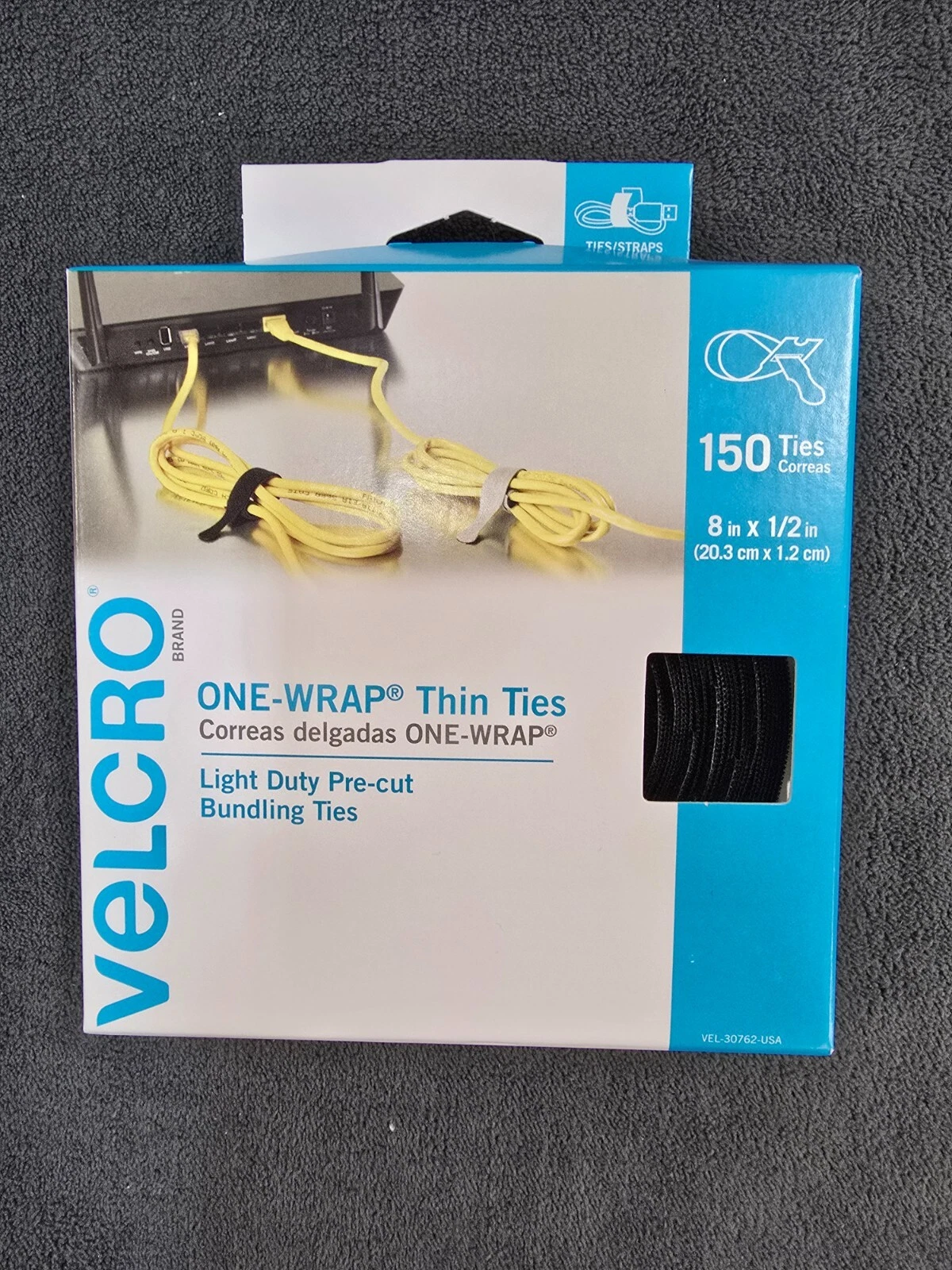Velcro Brand 150Pk Cable Ties Value Pack | Replace Zip Ties With ...
