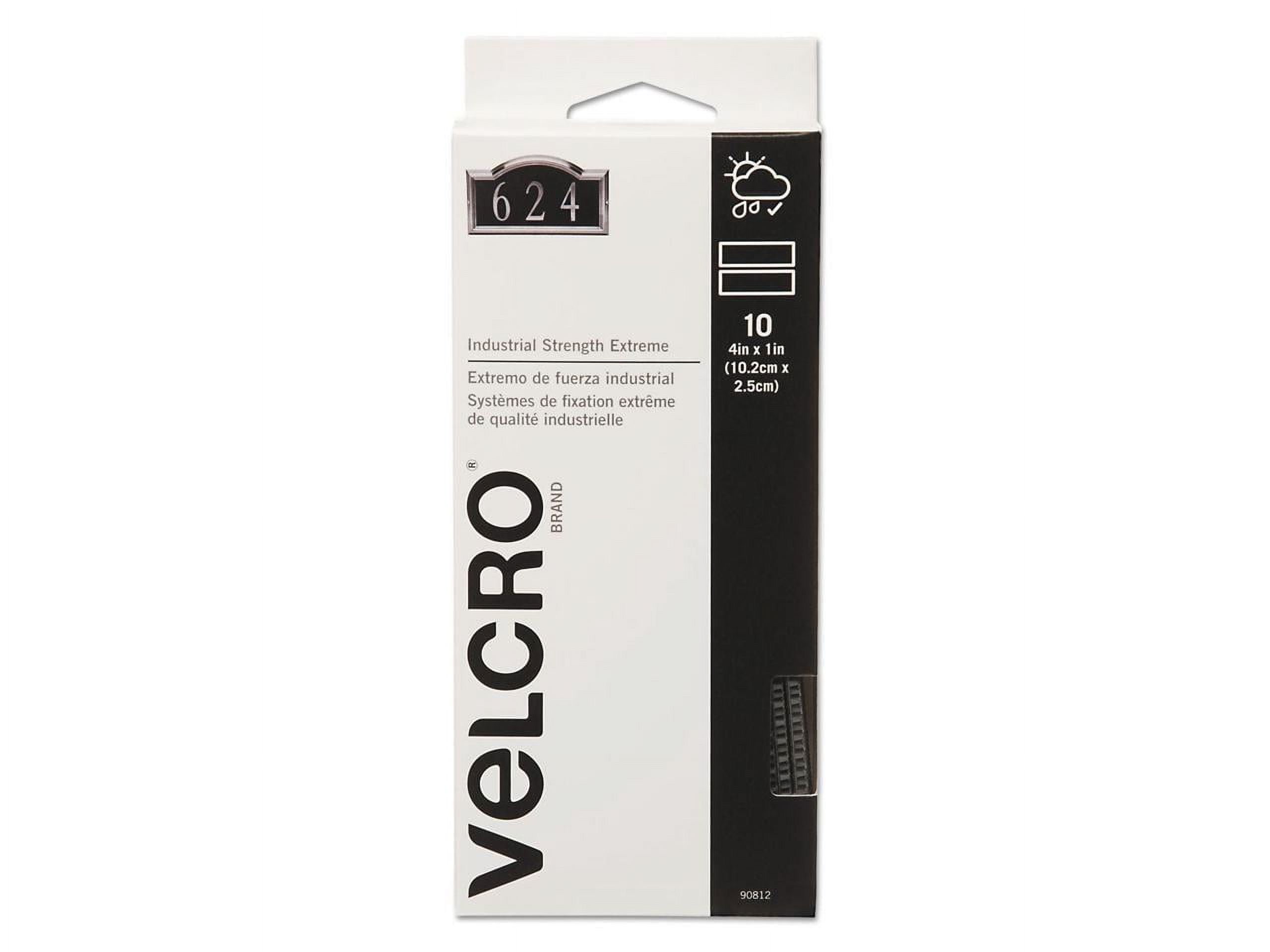 Velcro, Vek91841, Industrial-Strength Extreme Strips, 10 Per Pack ...
