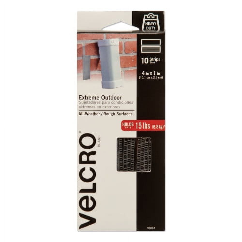Velcro Heavy-Duty Fasteners, Extreme Outdoor Performance. 1" x 4 ...