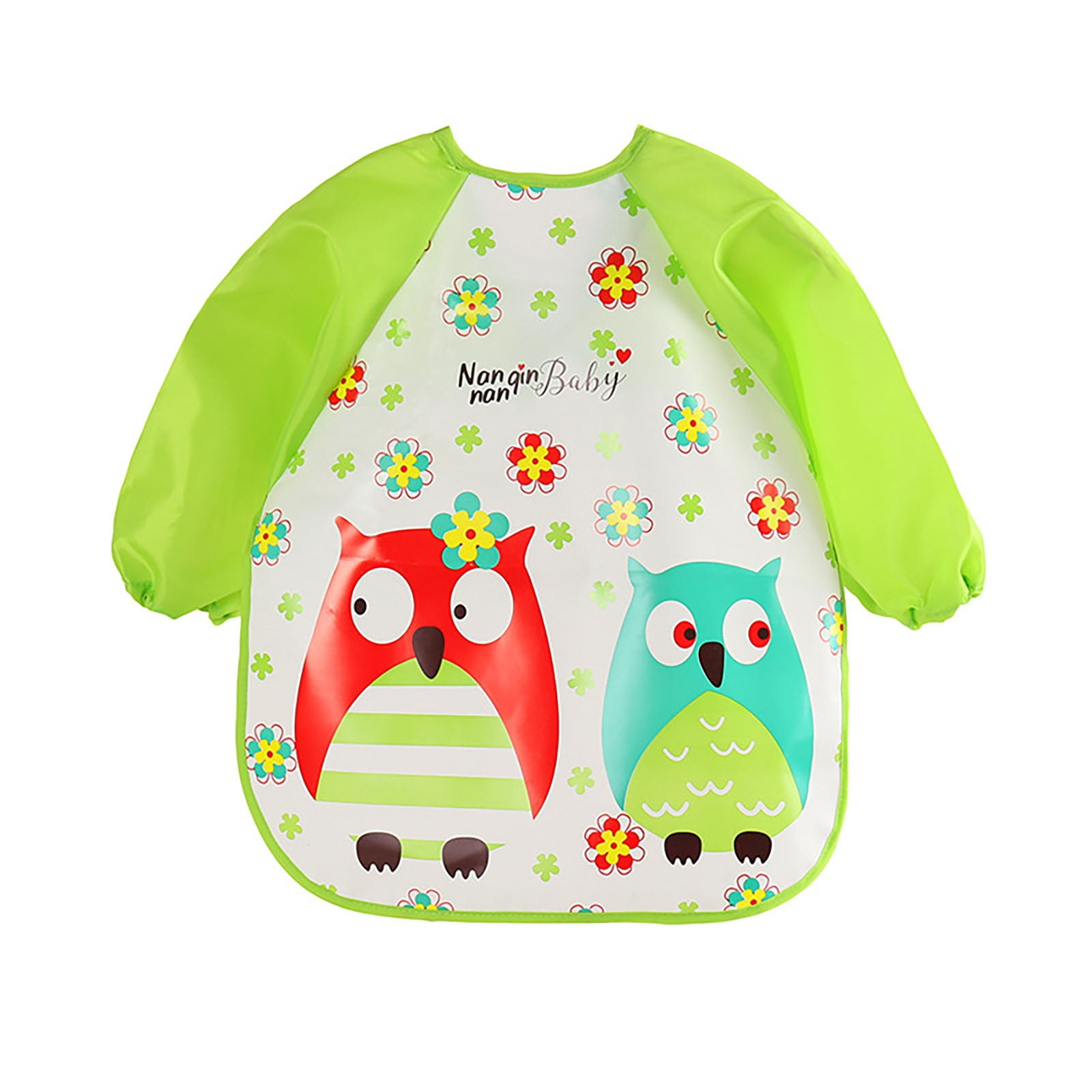 Velcro - Kindergarten 1-3 Years Old Waterproof and Anti-Dirty Eating ...