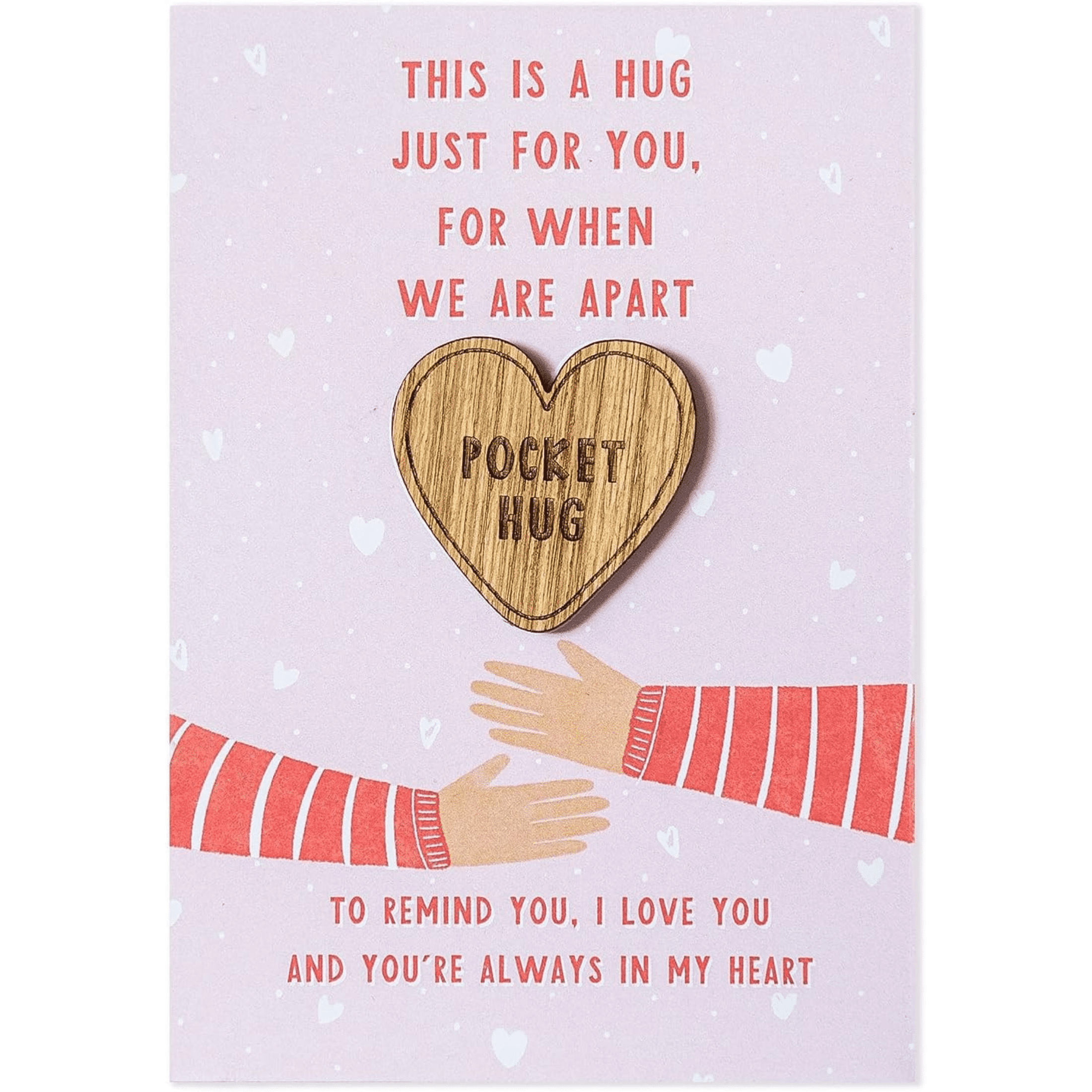 Velenti A Pocket Hug Thinking of You Gifts For Him and Her, I Love You ...