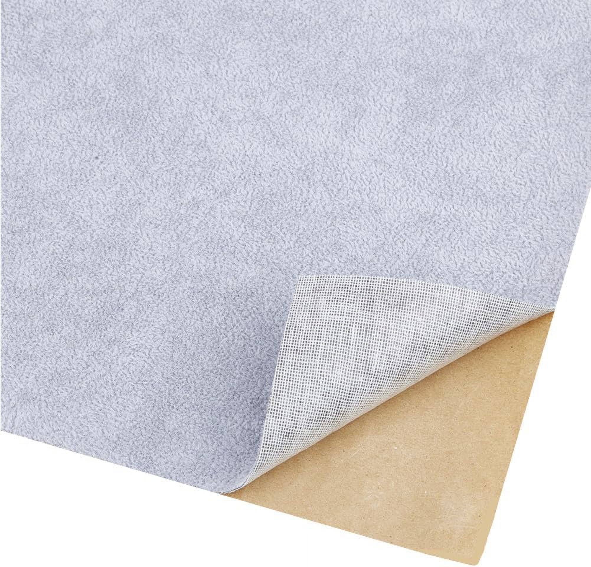 Velet Cloth Self-adhesive Fabric Light Grey 40cm - Walmart.com