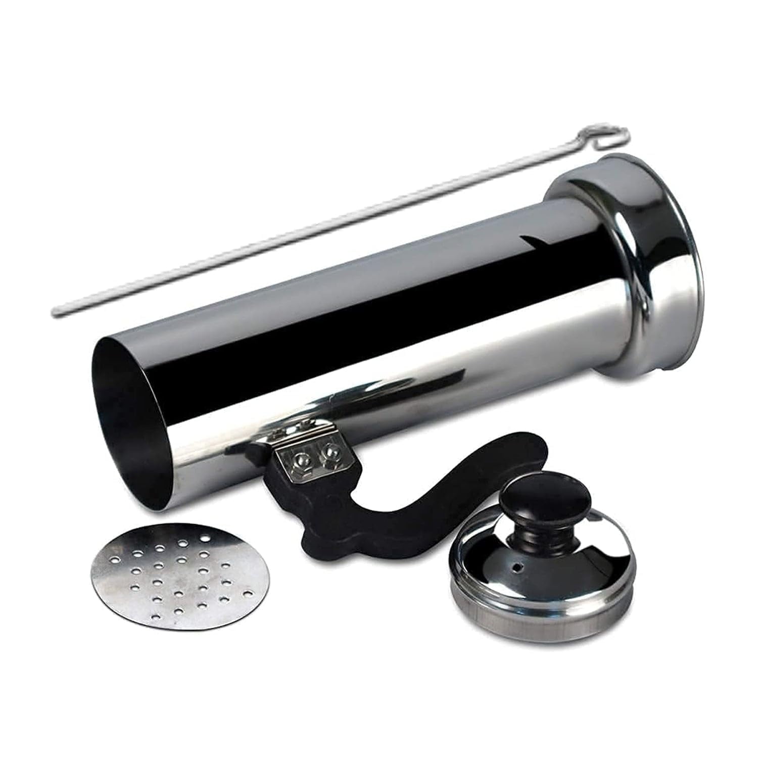 Vellect Puttu Maker with Steamer Plate Metal Stick Black Plastic Handle ...
