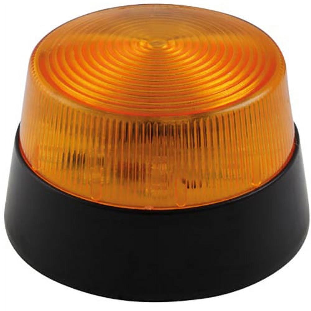 Velleman Amber Flashing LED Strobe Light, 12V DC, 3.93" Diameter ...