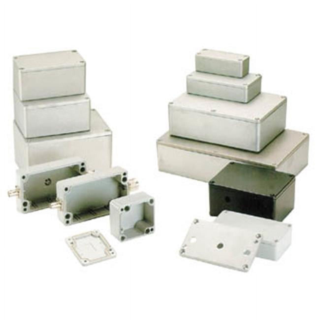 Velleman G104 Sealed Die-Cast Enclosure, Aluminum - 2.5 x 2.3 x 1.4 in ...