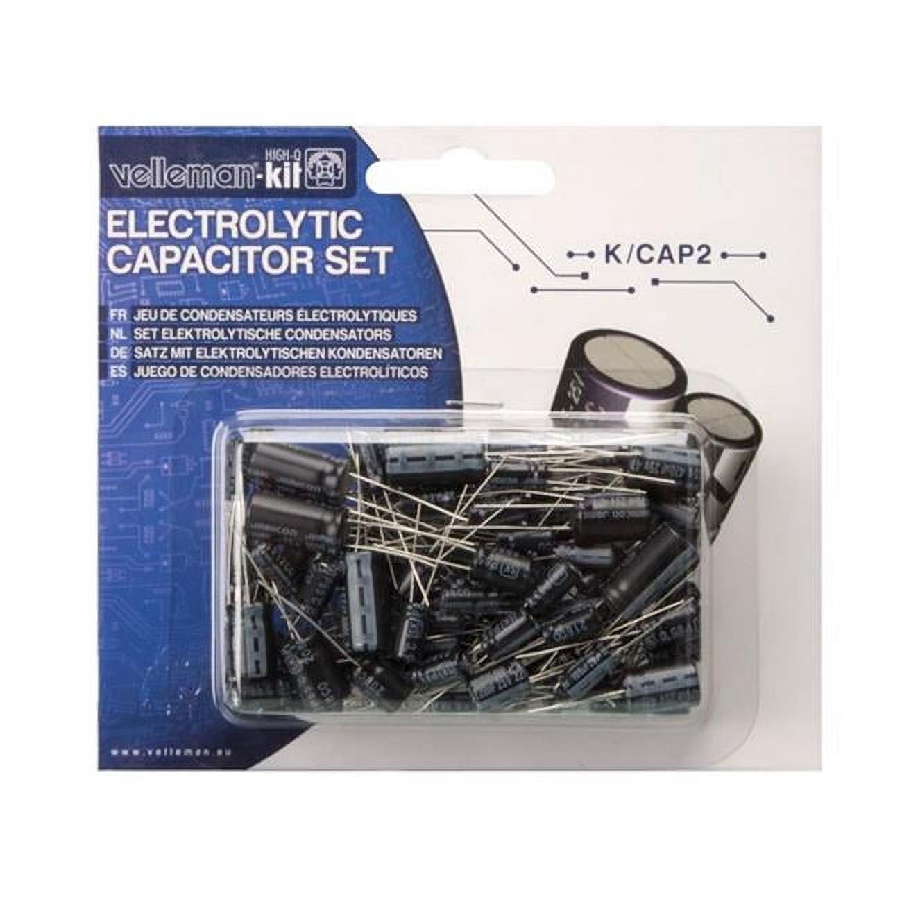 Velleman K-CAP2 Electrolytic Capacitor Set - Walmart.com