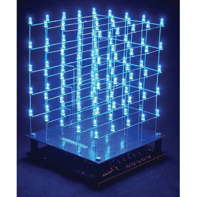 Velleman K8018B 3D Led Cube 5 X 5 X 5 (Blue Led) - Walmart.com