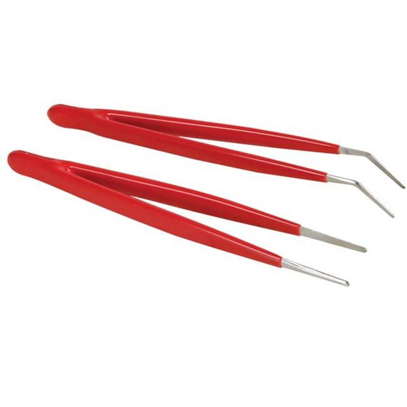 Velleman VTTW5 Bent Nose & Straight Tweezers Set - Walmart Business Supplies