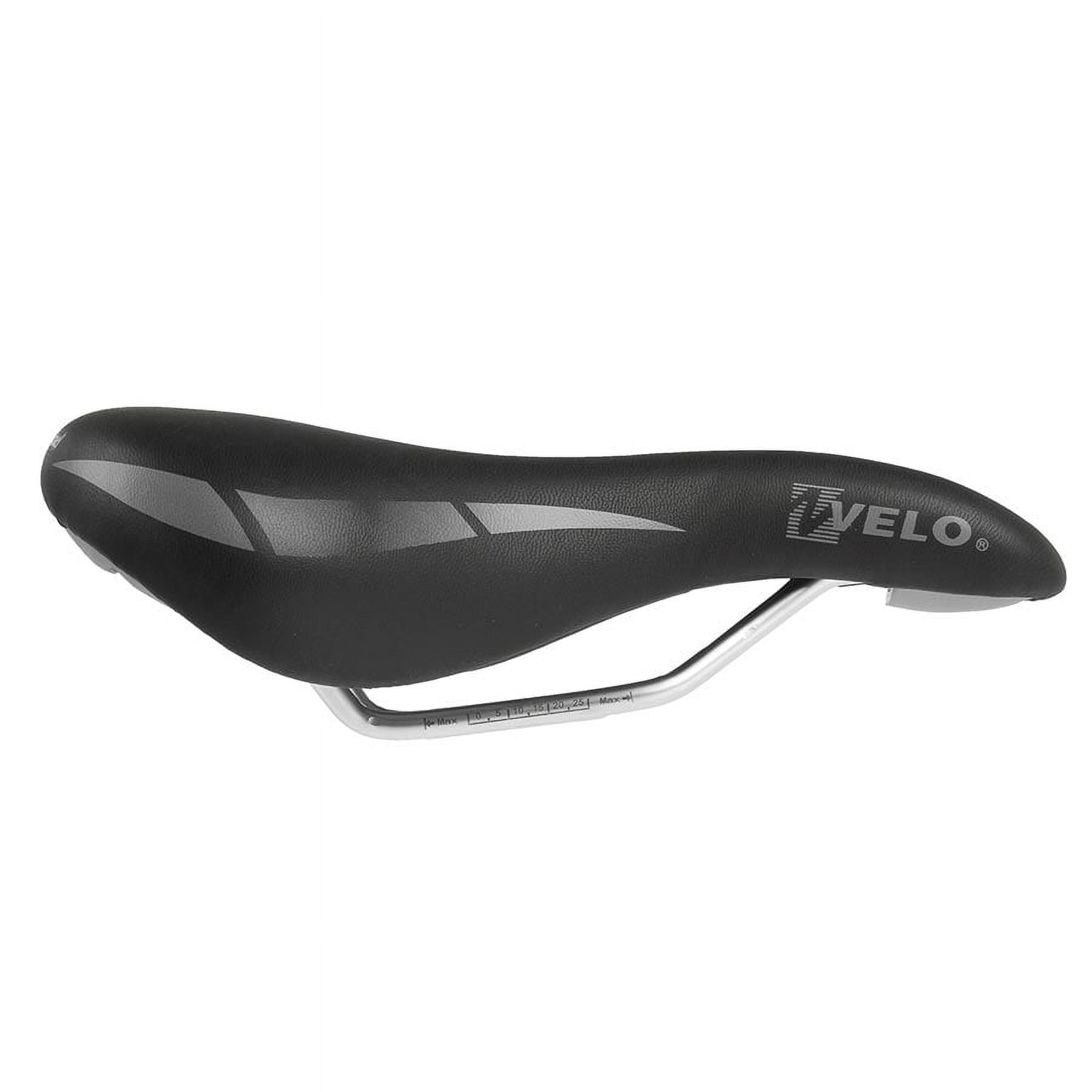 Velo WC Touring Saddle 250 x 168mm, 318g, Black - Walmart.com