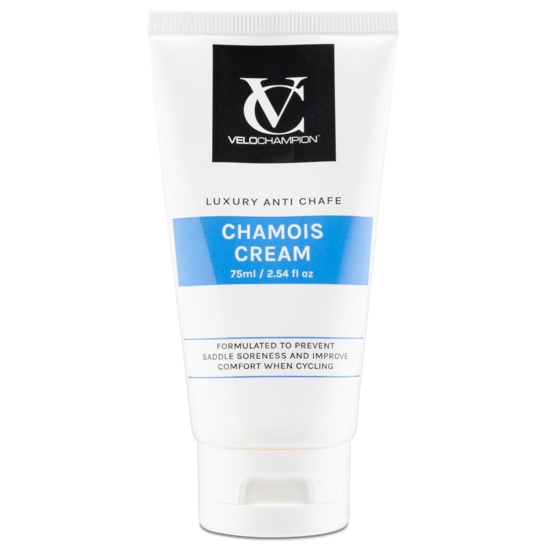 VeloChampion Luxury Anti Chafe Chamois Cream | 75ml 2.54Fl Oz | Vegan ...