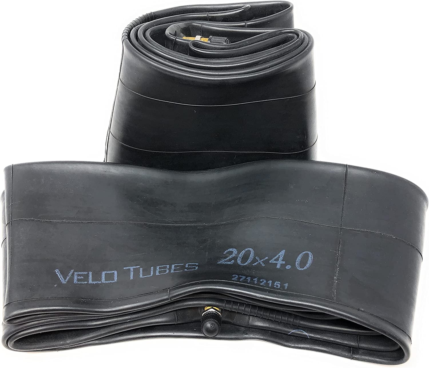 VeloTubes Premium Fat Bike Inner Tube 20 x 4.0 Threaded 33mm Schrader ...