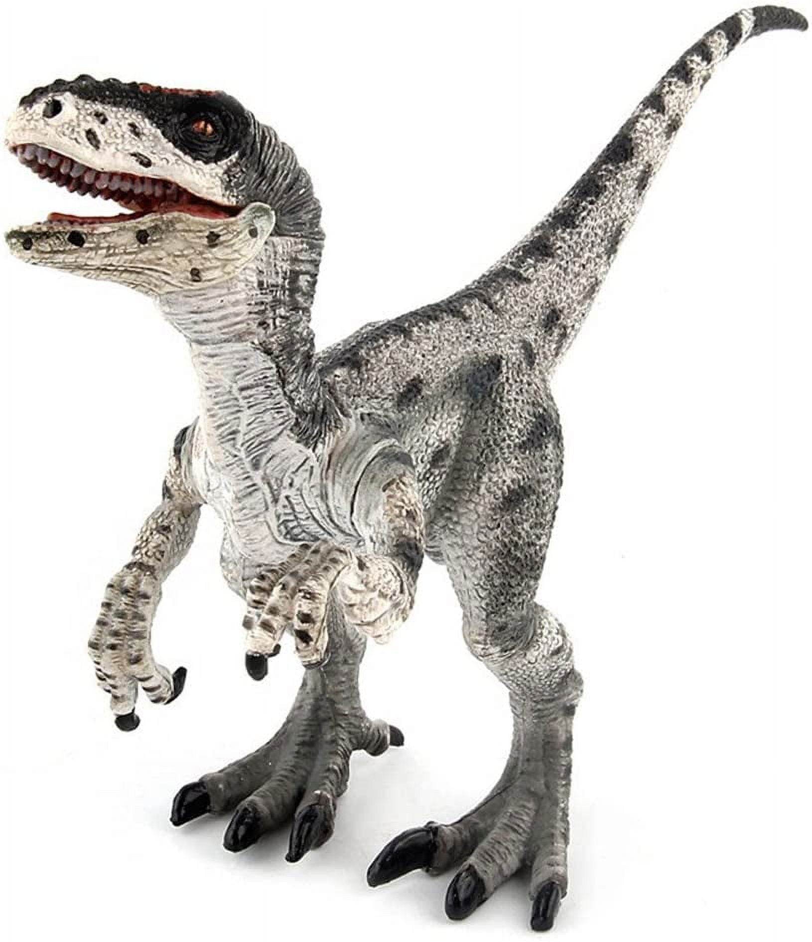 Large, Realistic Velociraptor Dinosaur Toy, Action Figure with Movable ...