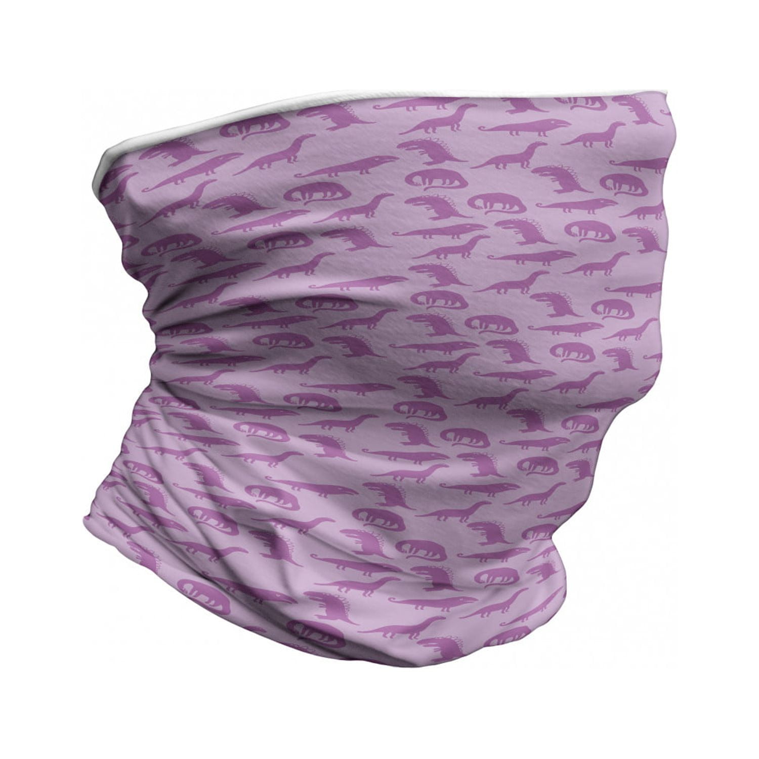 Velociraptor Neck Gaiter, Pastel Trex Fossil, Unisex, Baby Pink Fuchsia ...