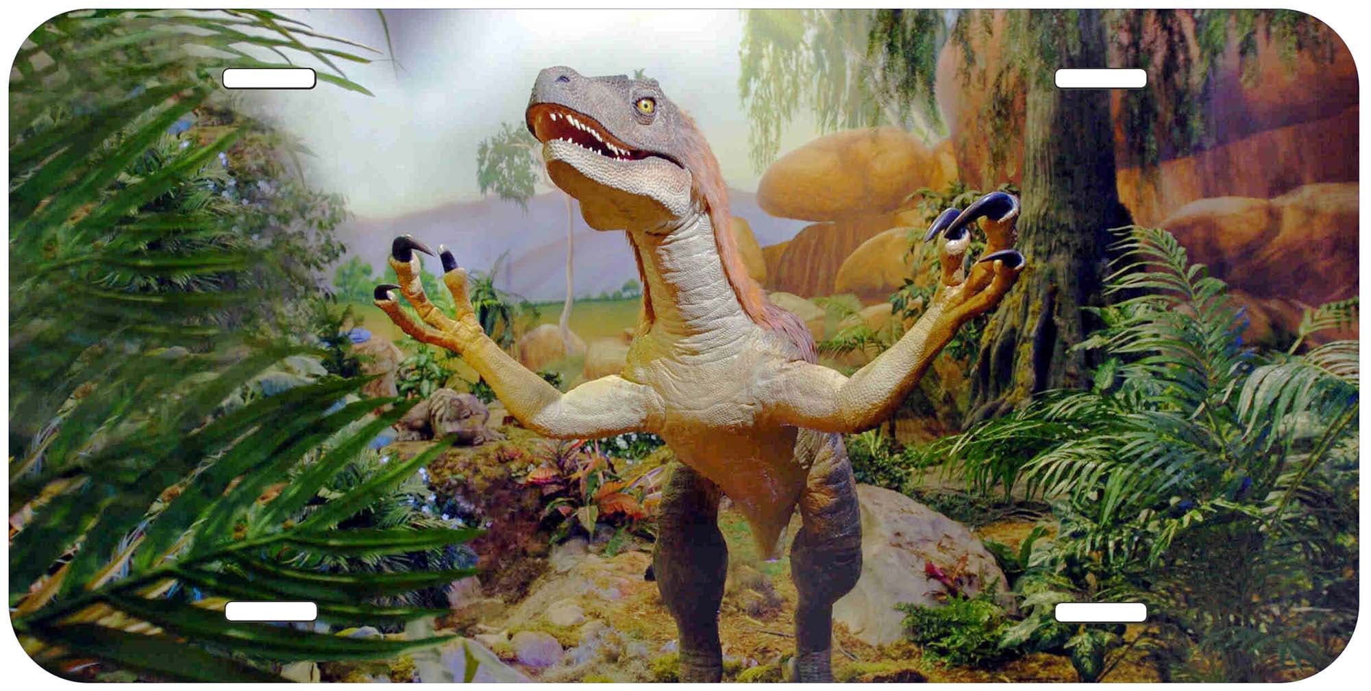 Velociraptor Novelty Car Auto License Plate - Walmart.com