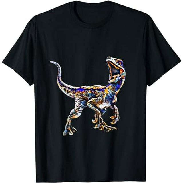 Velociraptor Raptor Motif Dinosaurs prehistoric Predator T-Shirt ...