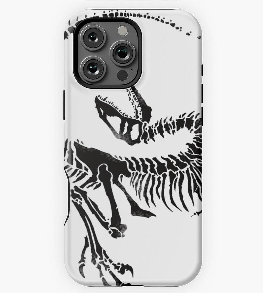 Velociraptor Skeleton Print GA5164 Phone Case for iPhone 11 to 17 Pro ...