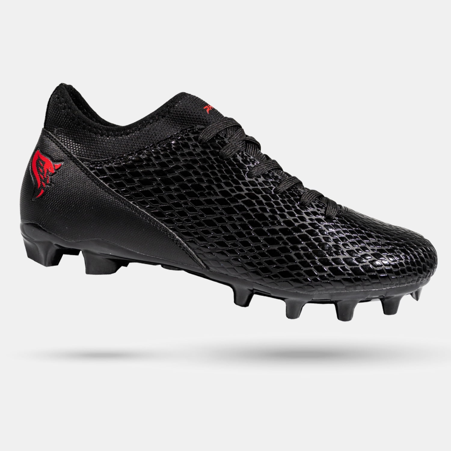 Velocity 3.0: Youth Football Cleats - Black Cobra Skin - Walmart.com