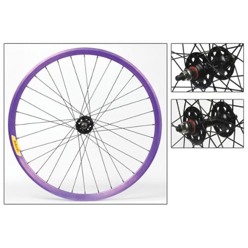 Velocity Deep V Track Wheels PURPLE Fixed Gear 700c - Walmart.com