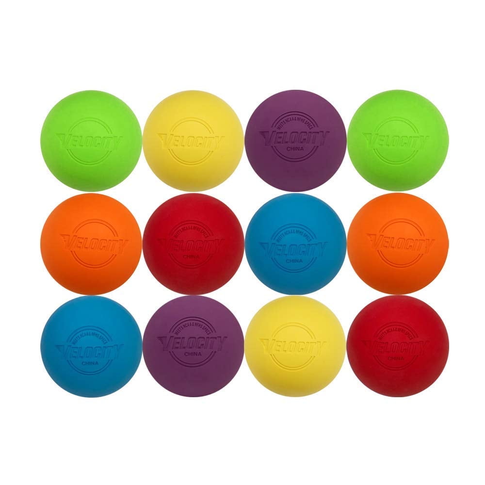 Velocity Lacrosse Balls – 12 Pack – Official Size, NFHS & College ...